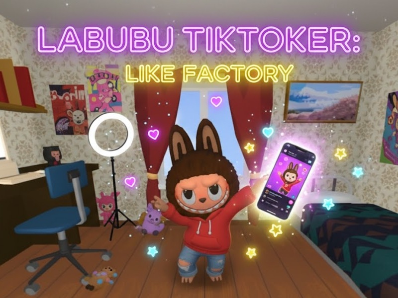 Labubu TikToker: Like Factory 🕹️ ითამაშეთ ონლაინ Sgames-ზე